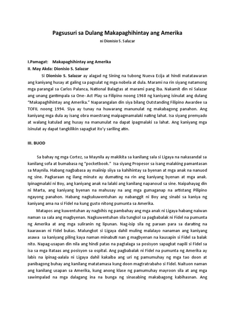 Pagsusuring Pampanitikan | PDF