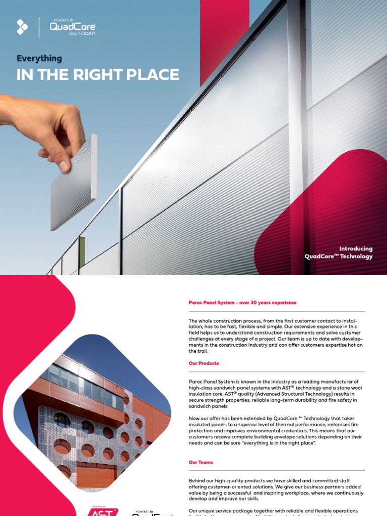 Paroc - PS - QuadCore - Brochure - EN - 23062022 | PDF | Building ...