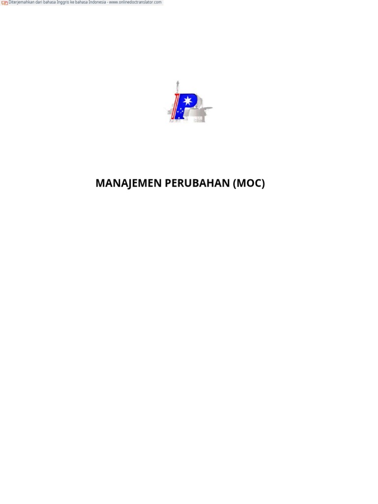 Contoh Prosedur MOC Petsec | PDF | Teknologi & Rekayasa