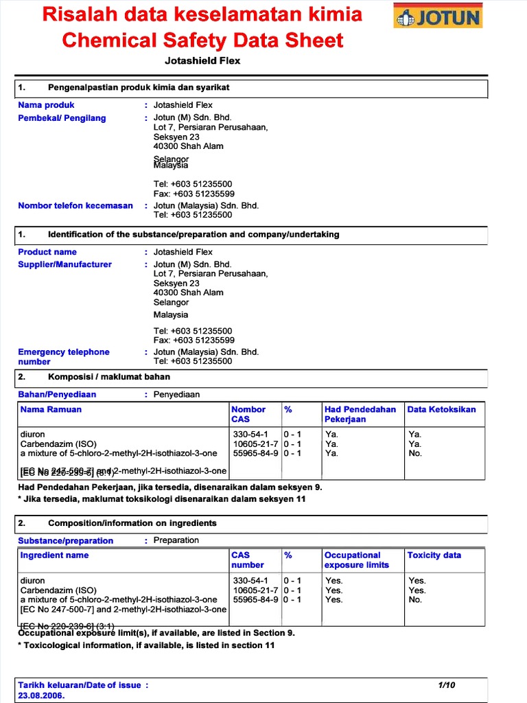 PDF Msds Cat Jotunpdf DL | PDF