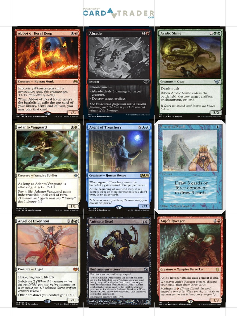 Top EDH Cards Under 40 Characters | PDF