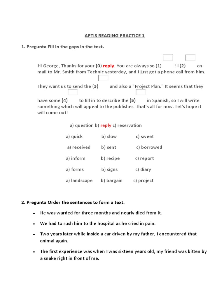 Aptis Reading Practice 1 | PDF | Tornadoes | Storms