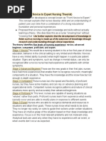 Benner's Nursing Theory: Novice to Expert | PDF | Expert | Nursing