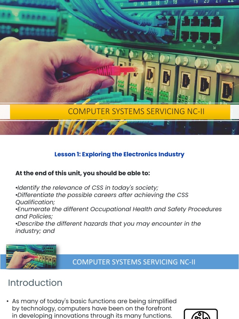 CSS NC-II Qualification Guide | PDF | Occupational Safety And Health | Computing
