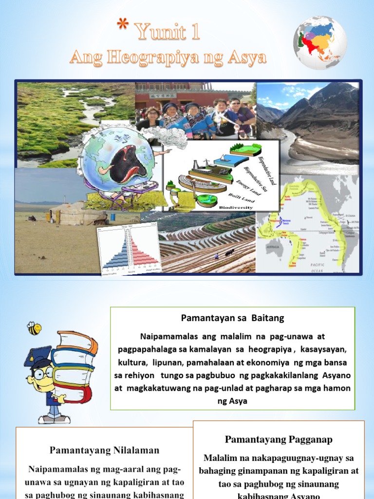 ARALIN 1 - Pisikal Na Katangian NG Asya | PDF