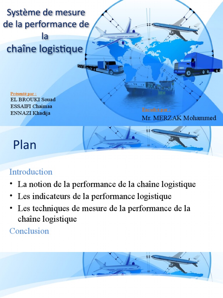 Performance de La Chaine Logistique | PDF | Logistique | Gestion de la chaîne logistique