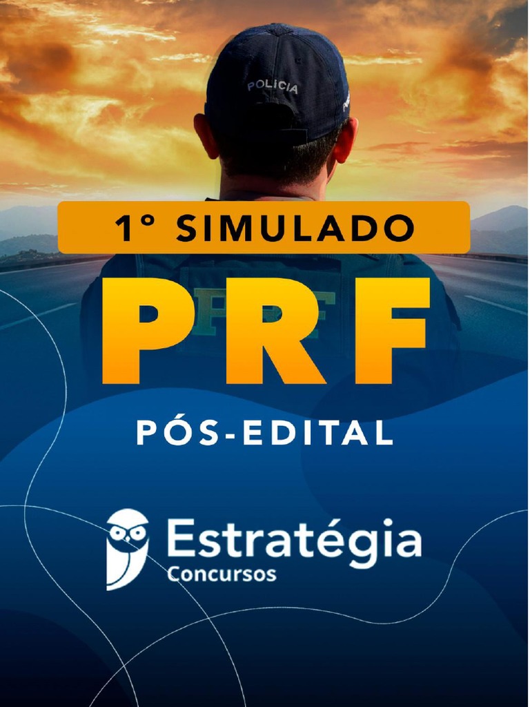 Sem Comentario - Caderno de Questoes - 1o Simulado PRF - 24-01 | PDF | Brasil | Tráfego