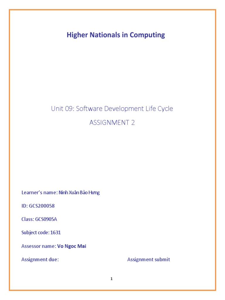 1631 - Assignment 2 | PDF | Use Case | System