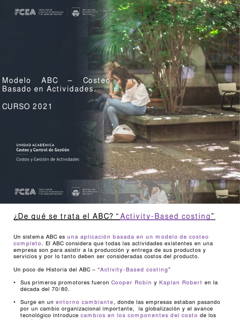 PPT2-Modelo ABC | PDF | Costo | Economias