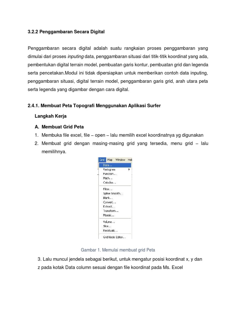 KD 3.13 B. MEMBUAT KONTUR DIGITAL | PDF