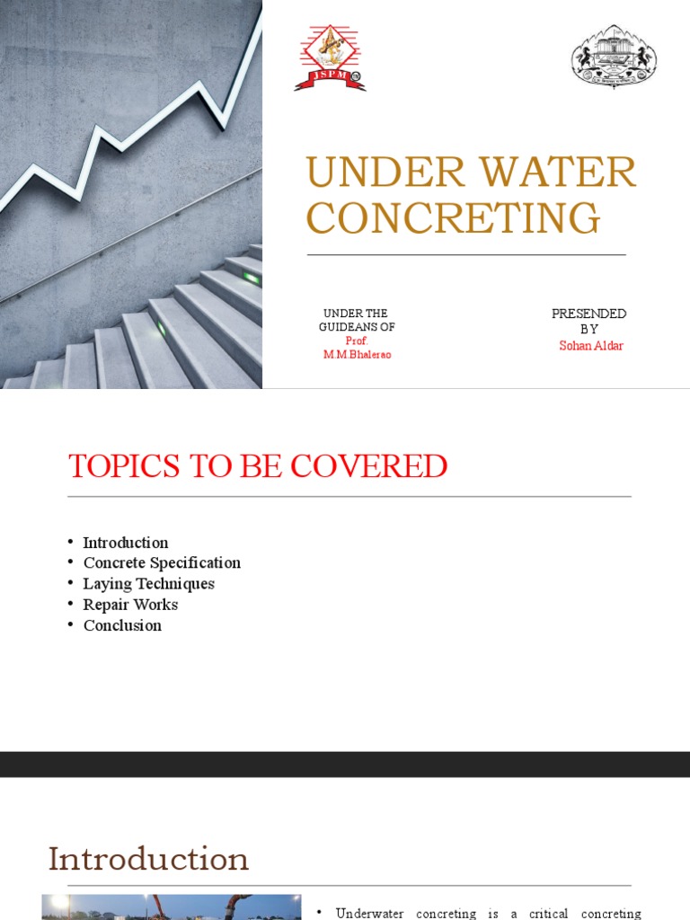 Underwater Concreting Techniques Guide | PDF | Concrete | Cement