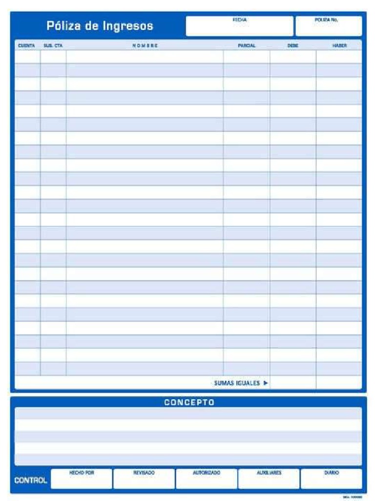 Poliza de ingresos | PDF