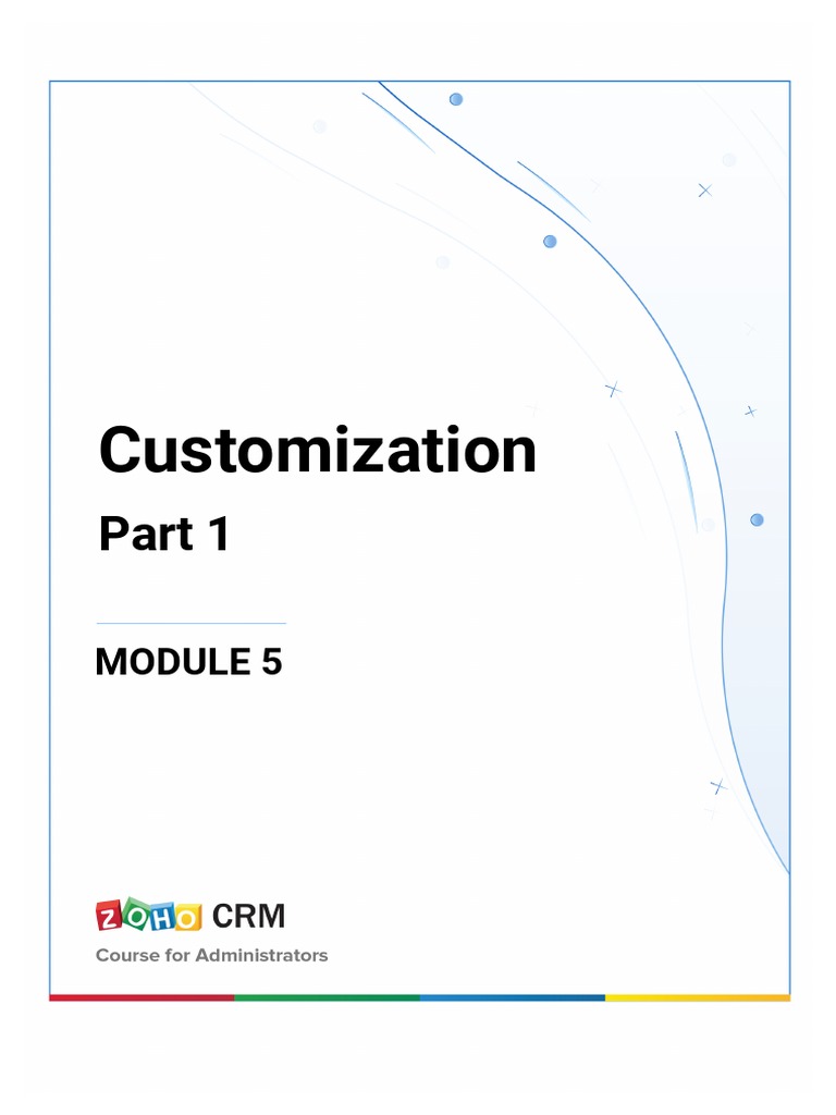 Customization-Part1-Zoho CRM | PDF | Data Type | Function (Mathematics)