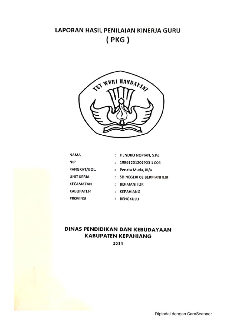 Refleksi Pengembangan Diri PKG | PDF