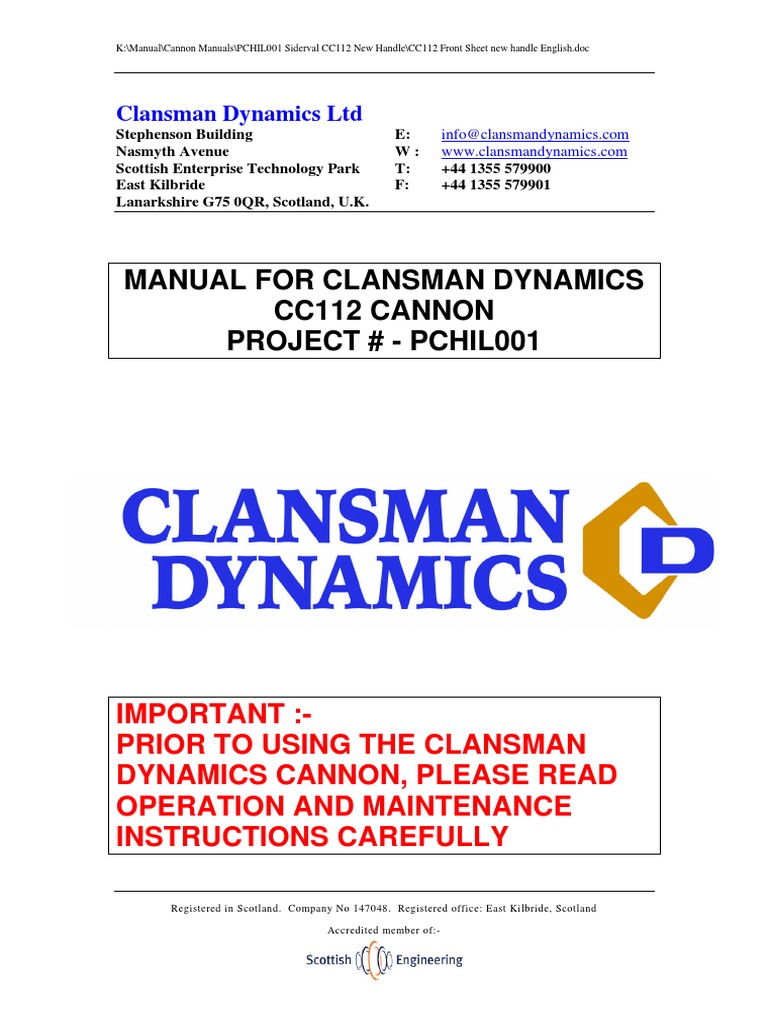 CC112 Complete Manual | PDF | Piston | Screw