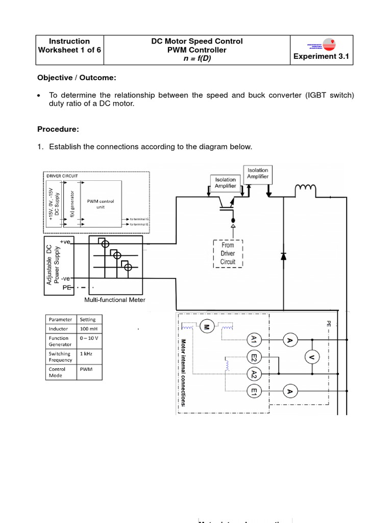 Lab 3 - DC Motor Speed Control (MANUAL) | PDF | Electric Motor | Rectifier