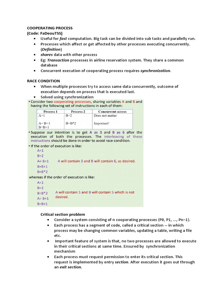 Mod 3 | PDF | Process (Computing) | Computer Science
