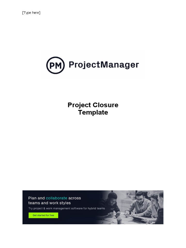 ProjectManager Project Closure Template ND | PDF | Copyright | Business