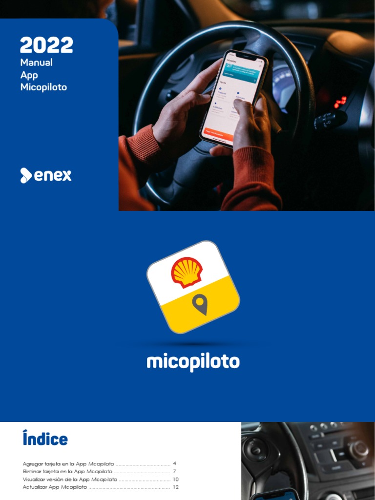 Manual MiCopiloto Agregar Tarjeta Version Banco de Chile Final | PDF | Aplicación movil ...