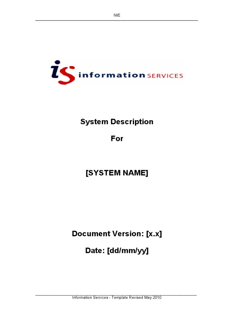 System Description Document Pdf World Wide Web Internet Web
