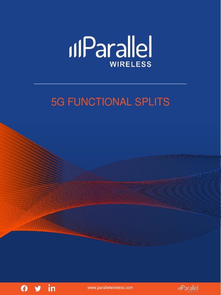 5G Functional Splits V3 Feb2021 | PDF | Computer Network | Wi Fi