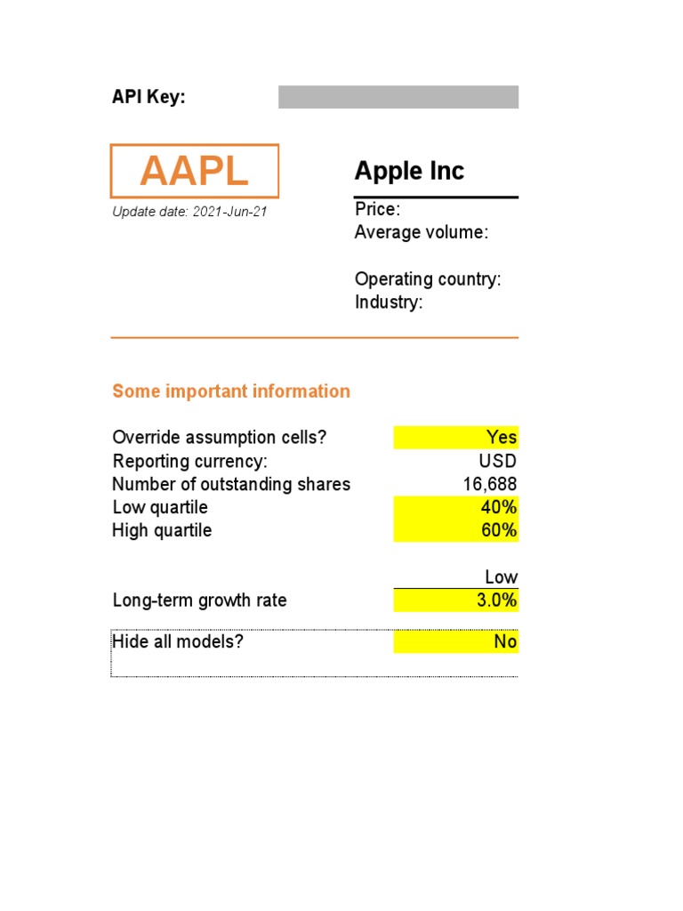 ValueInvesting - Io - Financials & Models Template | PDF | Dividend ...