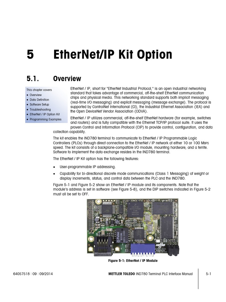 IND780 PLC Interface Manual - Ethernet Ip | PDF