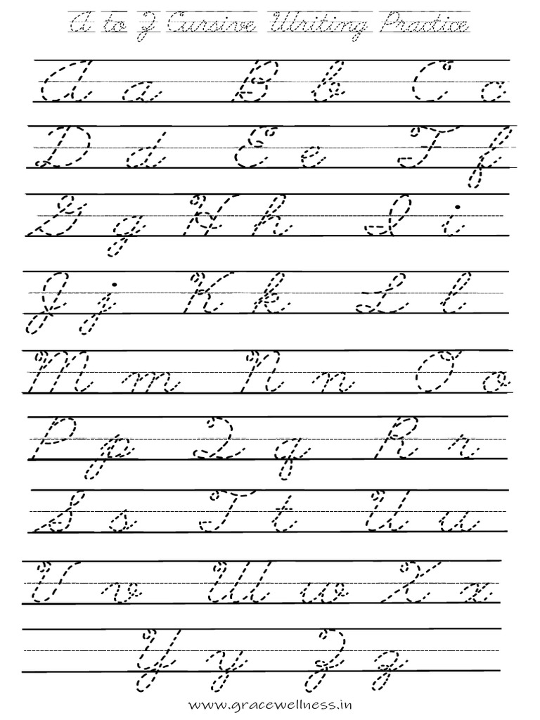 Cursive A-Z | PDF