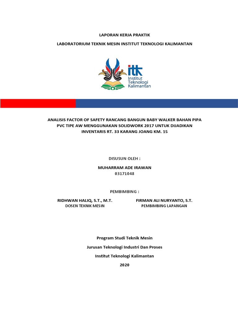 Analisis Safety Baby Walker PVC | PDF