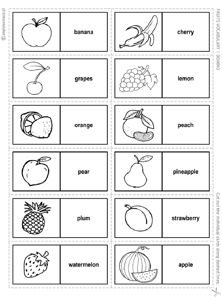 Fruits Domino | PDF