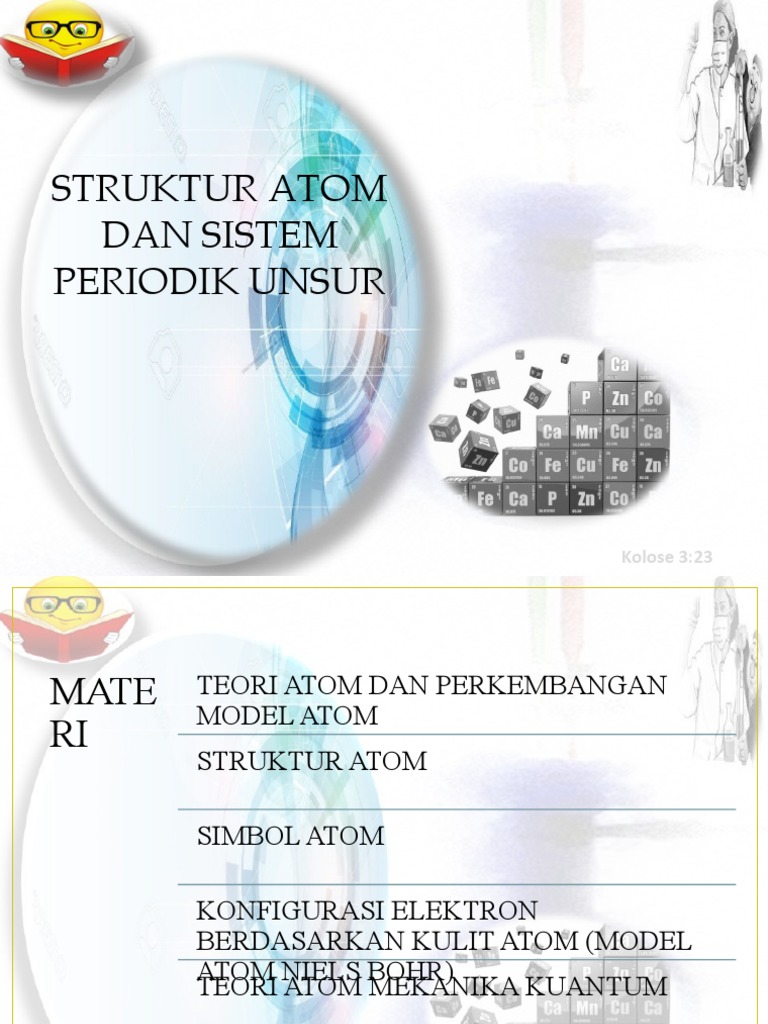 Power Point Bab 2 Struktur Atom | PDF | Sains & Matematika | Teknologi & Rekayasa