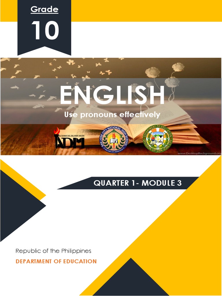 SJCNHS English 10 Q 1 | PDF | Grammatical Gender | Grammatical Number