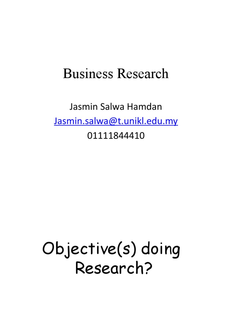 Assignment 1 Sept 2020 Business Research Management | PDF