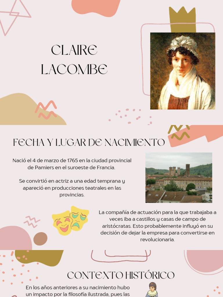 Claire Lacombe | PDF | revolución Francesa | Ilustración francesa Claire Lacombe | PDF | revolución Francesa | Ilustración francesa