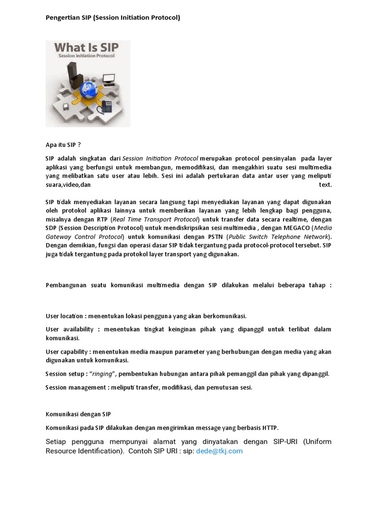 Pengertian SIP | PDF