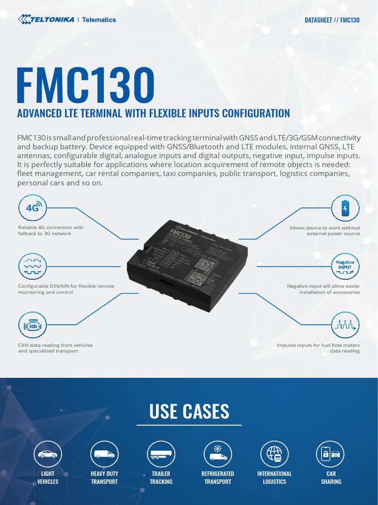 Datasheet-FMC130-V 2 3 | PDF | Lte (Telecommunication) | 3 G