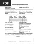 Formato Reporte de Retardo y Salidas | PDF