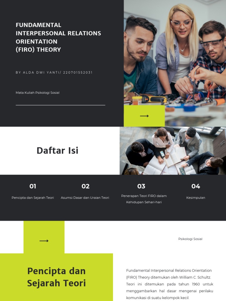 Fundamental Interpersonal Relations Orientation (Firo) Theory | PDF