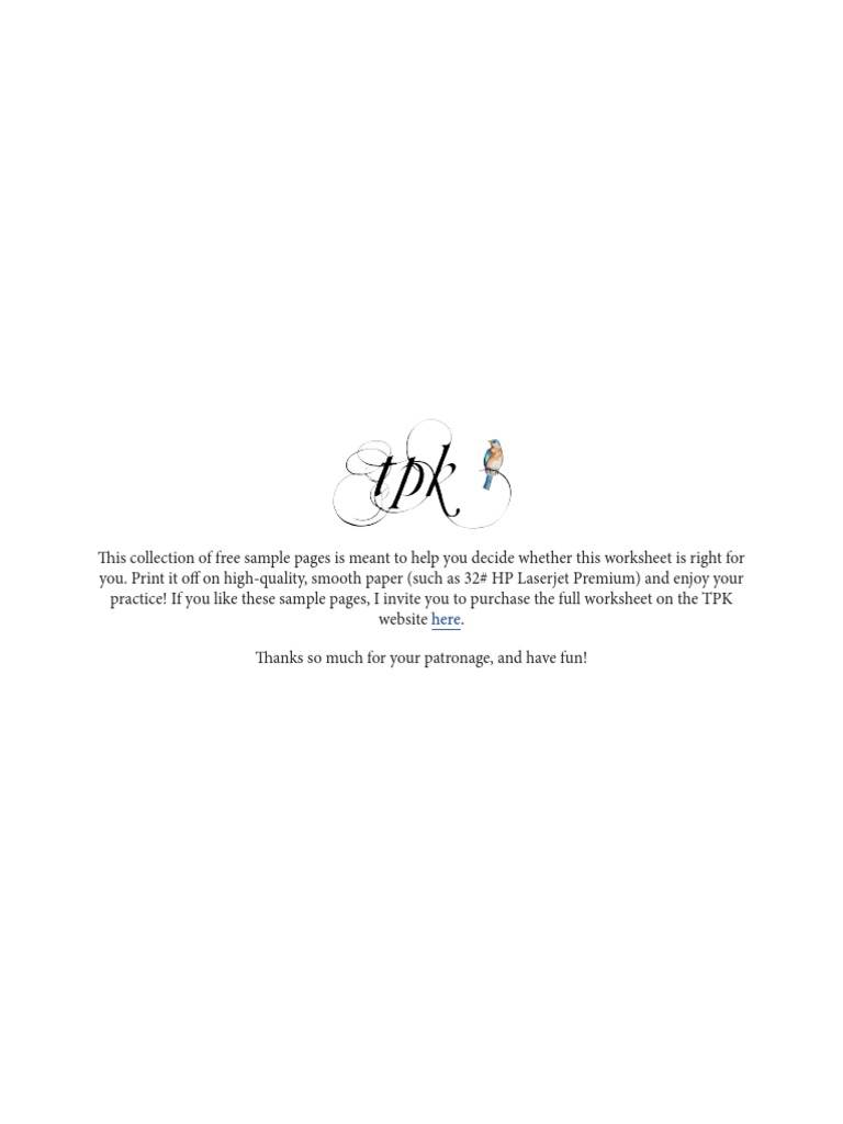 Amy Style Free Sample Pages | PDF | Calligraphy | Notation