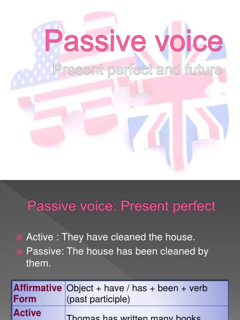 Passive Present Perfect and Future Slides | PDF