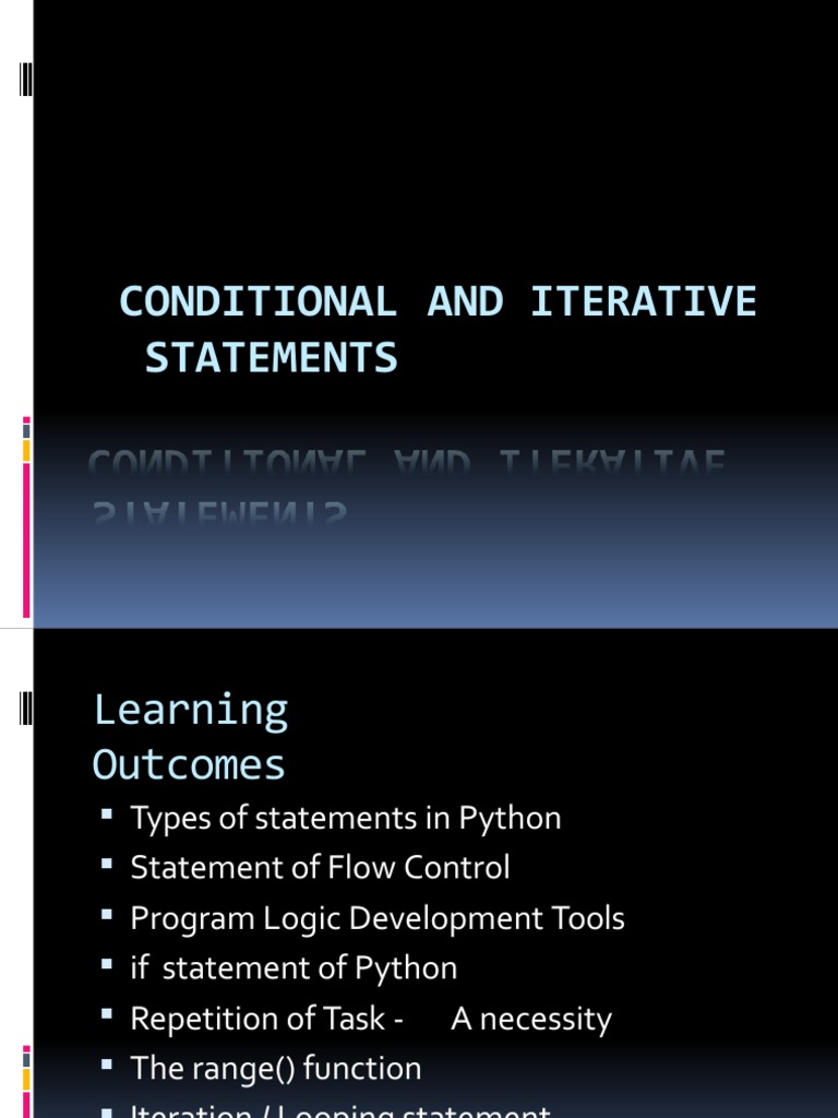 010 Condition Using If | PDF | Control Flow | Python (Programming Language)