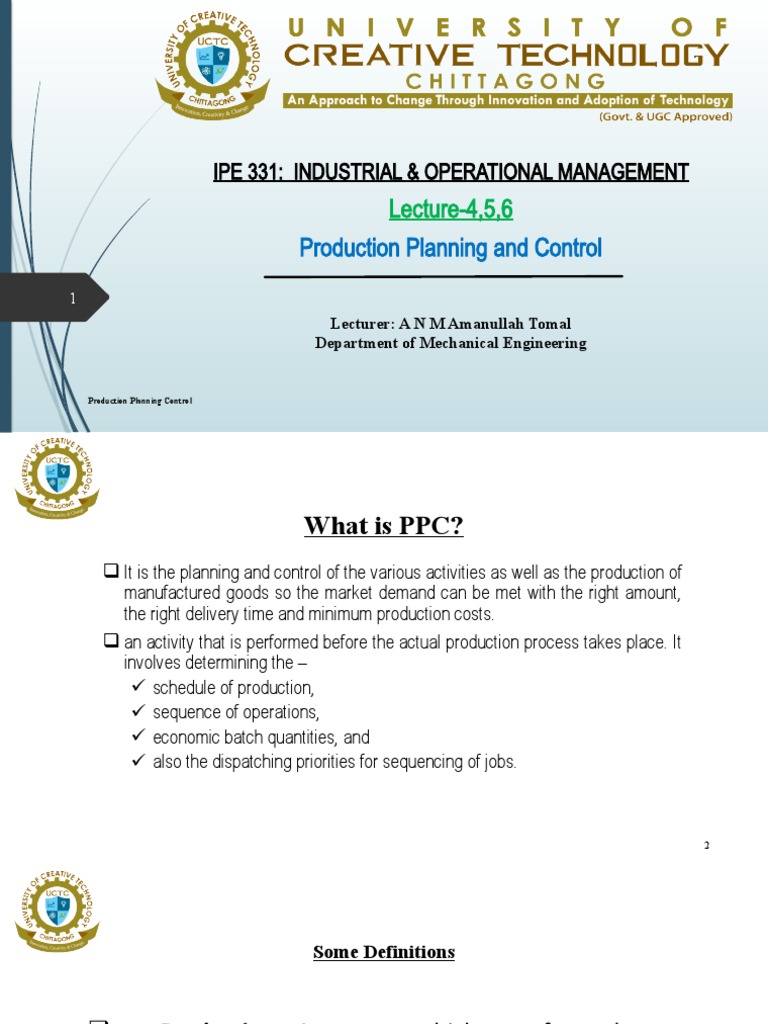 Ipe - Industrial & Operational Management | PDF | Inventory | Business ...