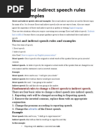 Narration Rules | PDF | Perfect (Grammar) | Grammatical Tense