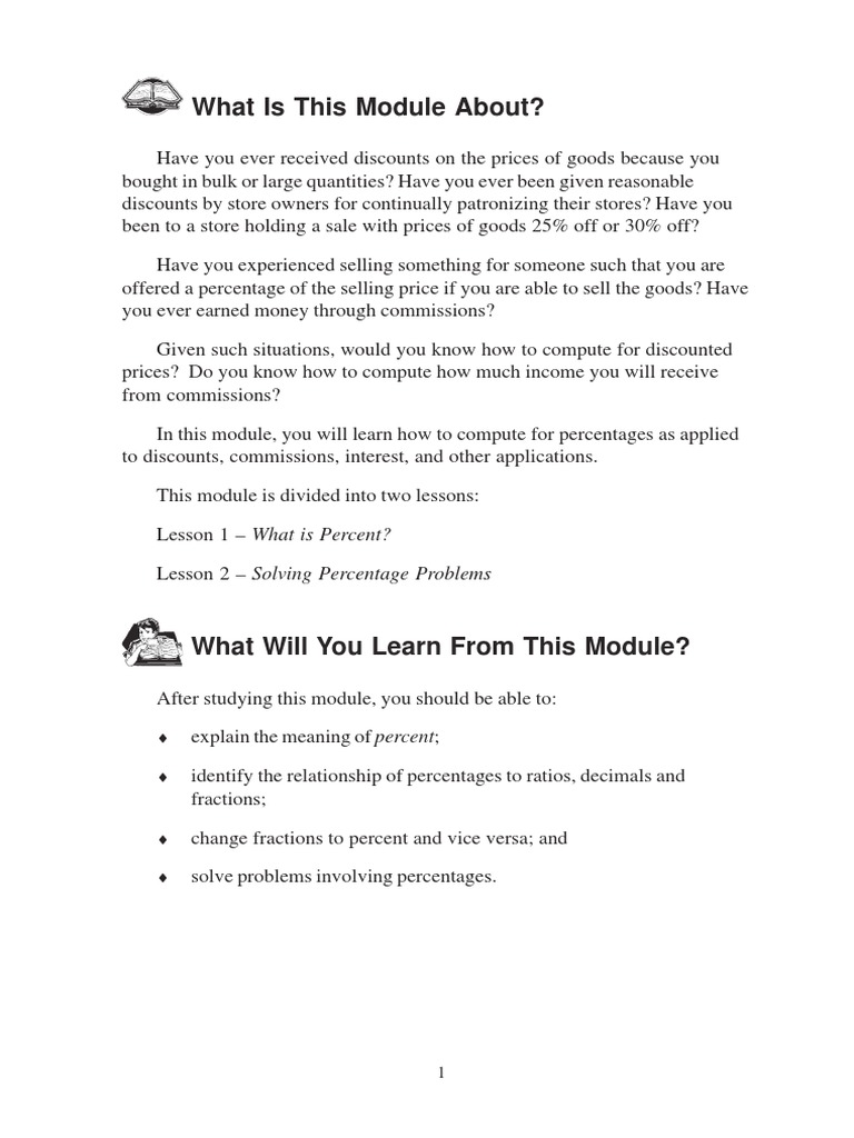 Understanding Percentages and Their Applications | PDF | Percentage ...