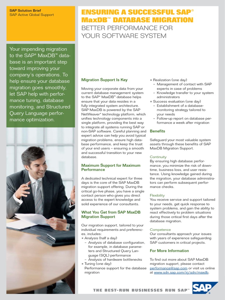 Ensuring A Successful SAP MaxDB Database Migration | PDF | Databases ...