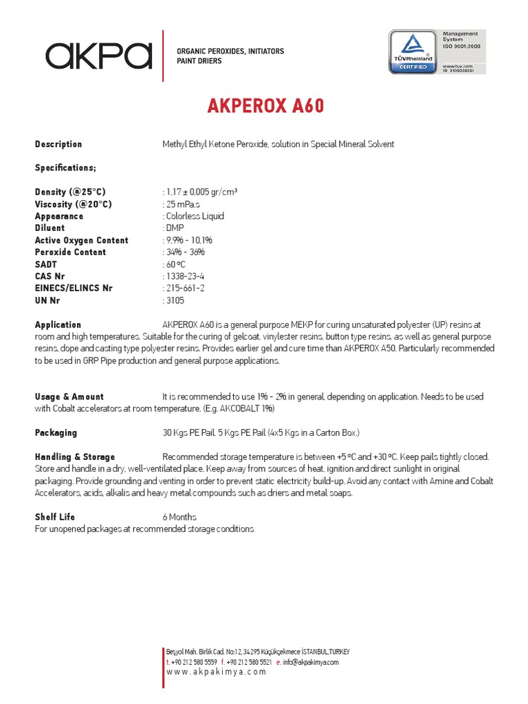 Akperox A 60 05-04-17 | PDF