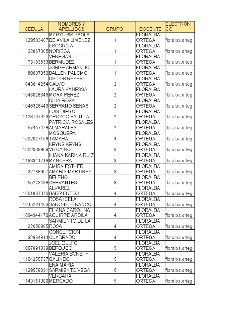 Datos Estudiante Tutor | PDF