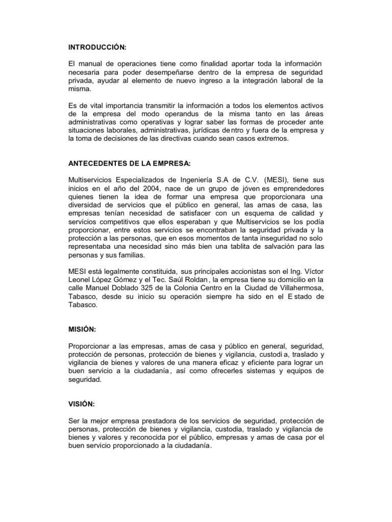 Manual Operativo | PDF | Liquidación | Ley de Competencia