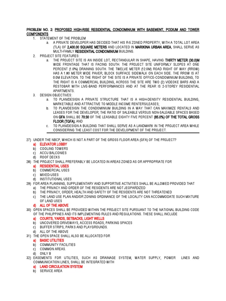 Jeboy Ar Des Preboard No.2 High Rise Residential Condo | PDF | Window ...