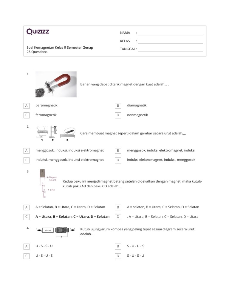 Soal Kemagnetan | PDF